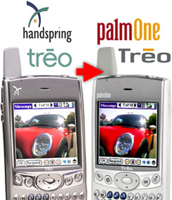 Da Treo 600 Handspring a Treo 600 palmOne: aggiornamento software ...