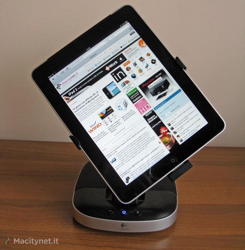 Logitech Speaker Stand: il supporto tuttofare per iPad e iPad 2 in ...