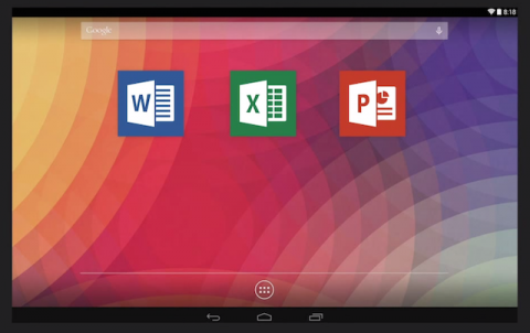 Office Android: arrivano Word, Power Point ed Excel per tablet ...