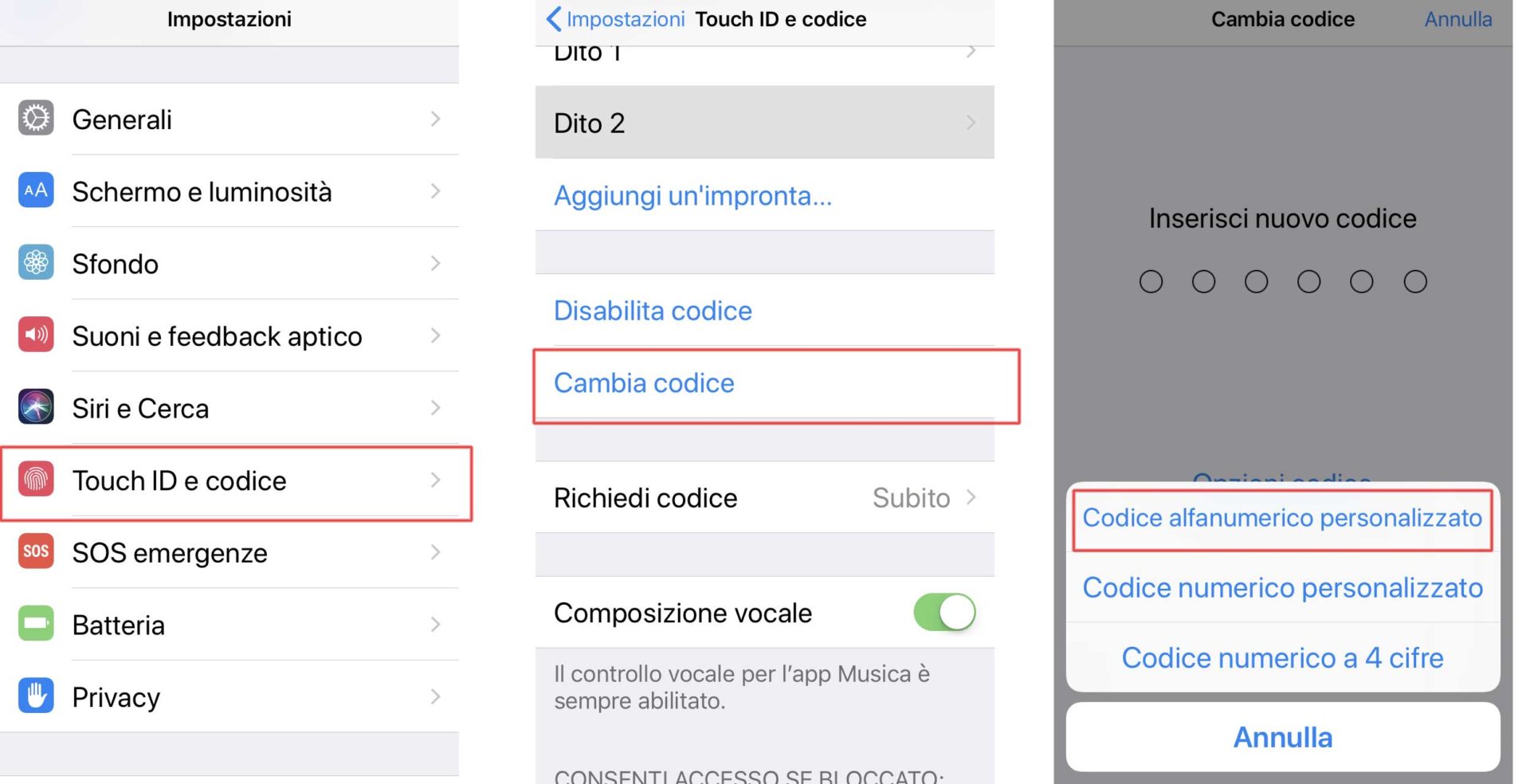 Sblocco dell'iPhone, perchè e come usare un codice lungo o alfanumerico