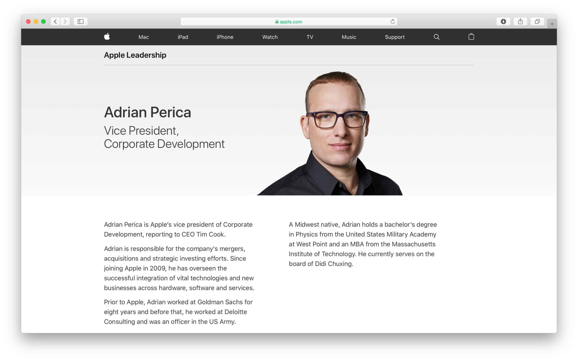 Adrian Perica è il nuovo vice presidente Apple responsabile dello ...