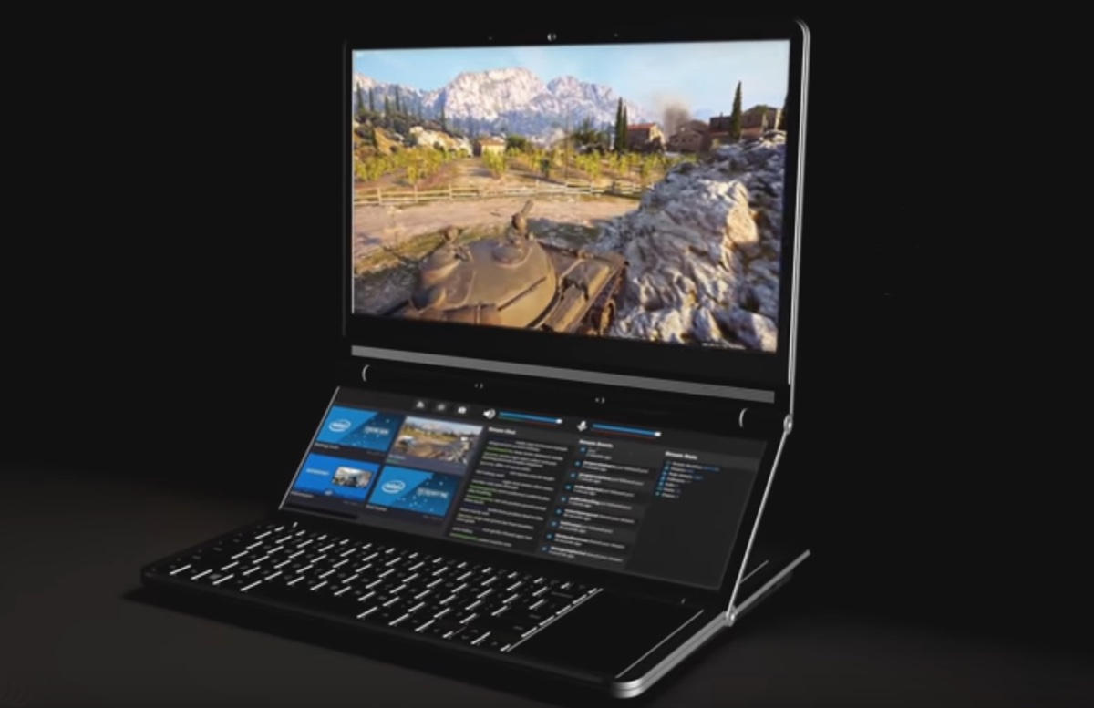 Oltre la Touch Bar, Intel vuole portatili doppio schermo con cerniera ...