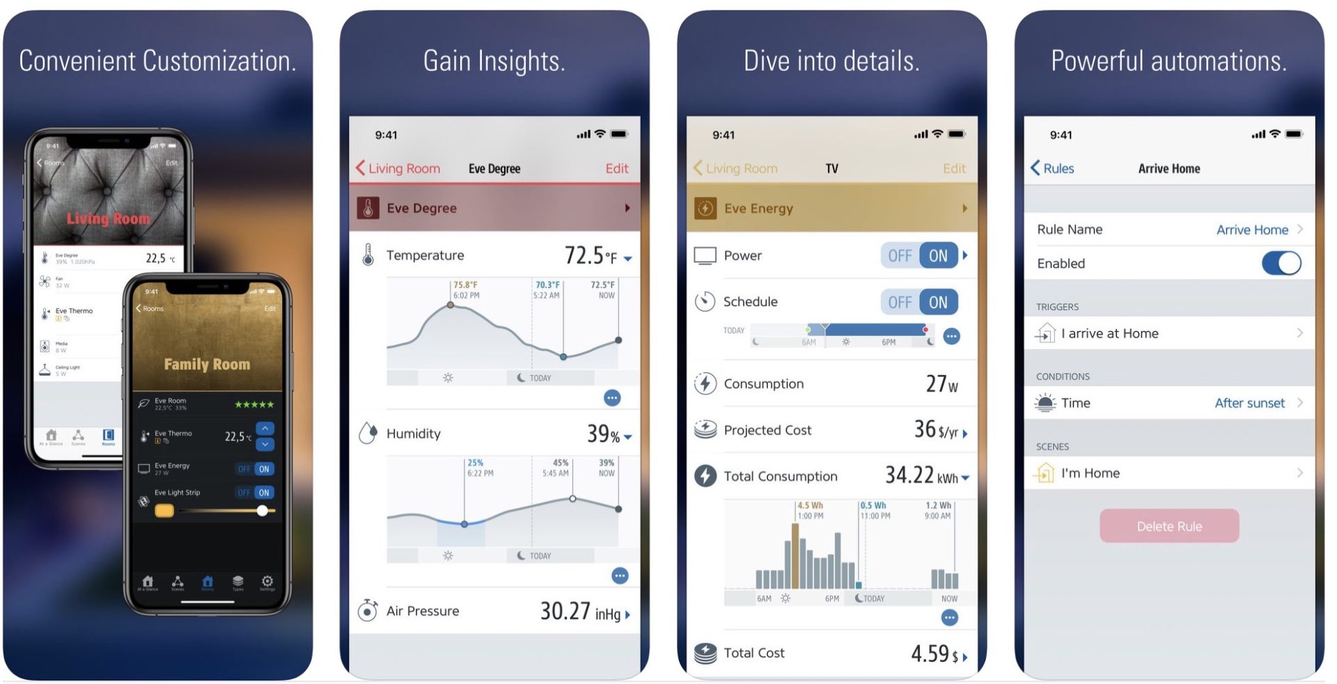 Eve aggiorna la sua App per Homekit e rende più comodo l’uso di Eve ...
