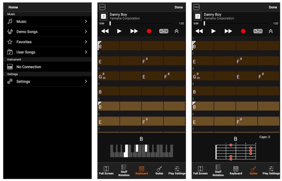 Yamaha Chord Tracker vi mostra gli accordi di qualsiasi brano su iPhone ...