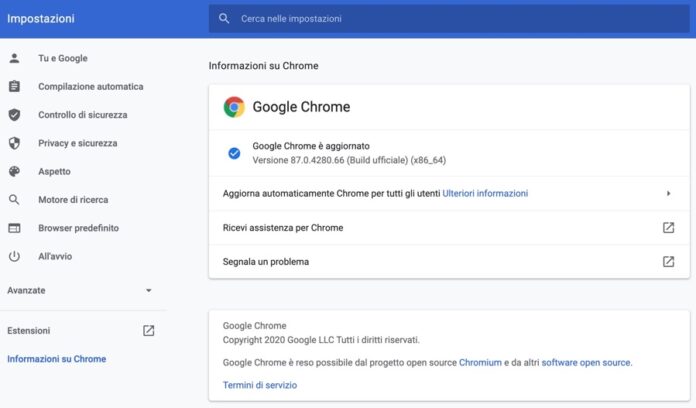 Google Chrome 87 migliora prestazioni e autonomia - macitynet.it