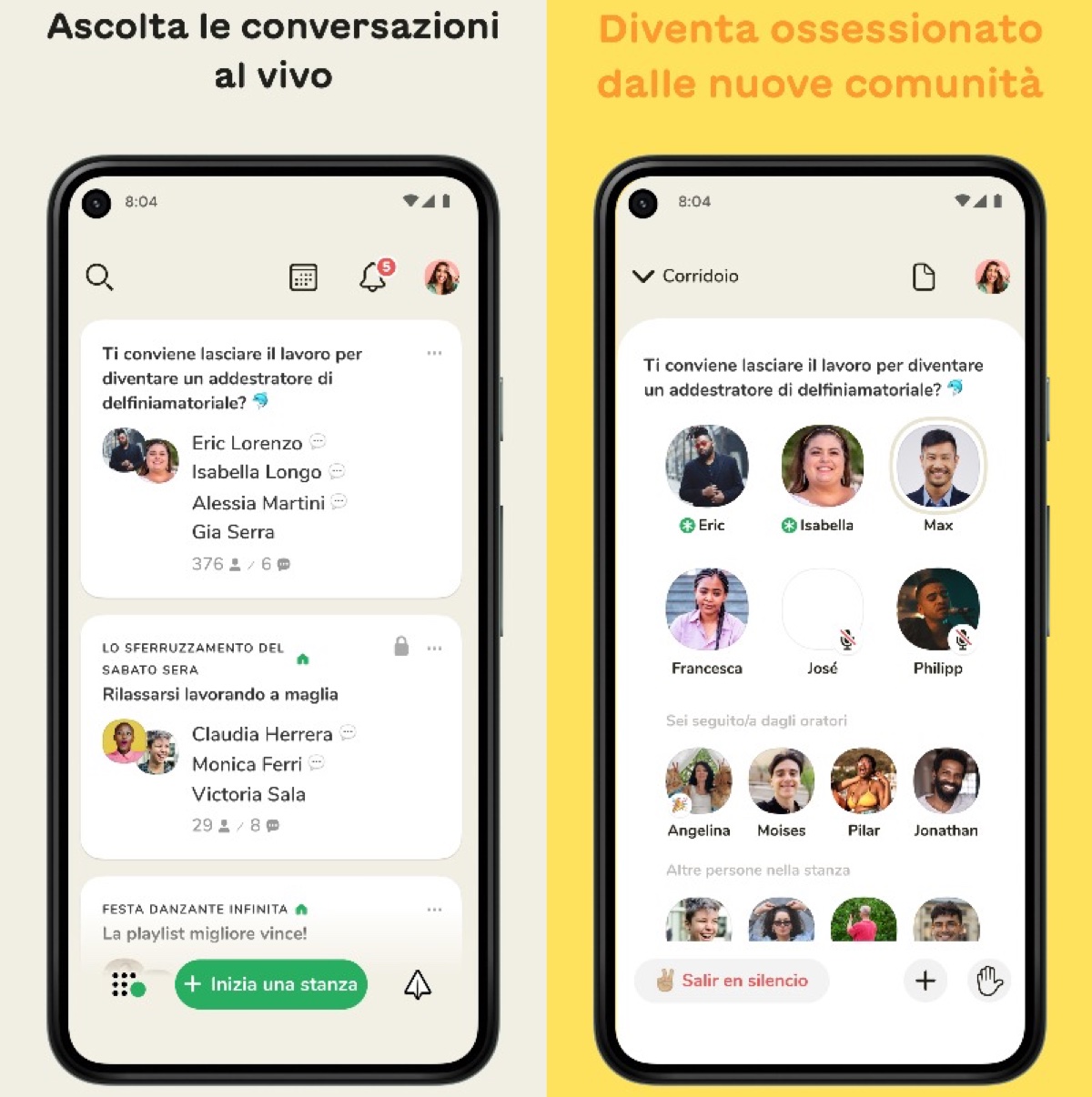 Clubhouse cambia icona e supporta contenuti in italiano - macitynet.it