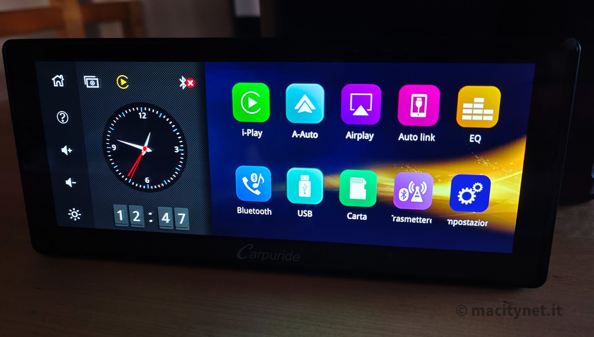 Unboxing Carpuride W103, Carplay e Android Auto widescreen su qualsiasi ...
