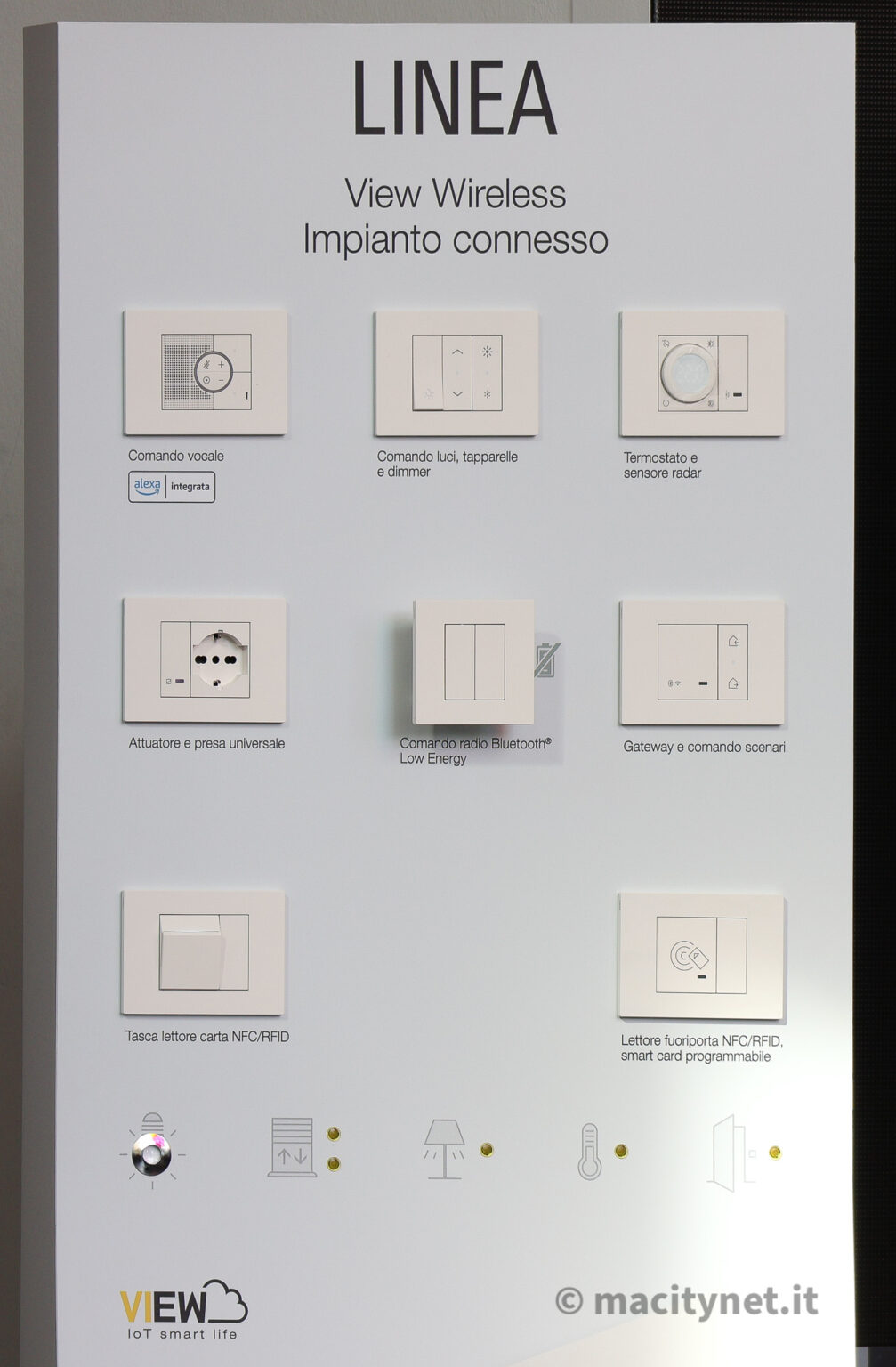 Vimar Linea, la nuova serie civile di design nasce già smart - macitynet.it