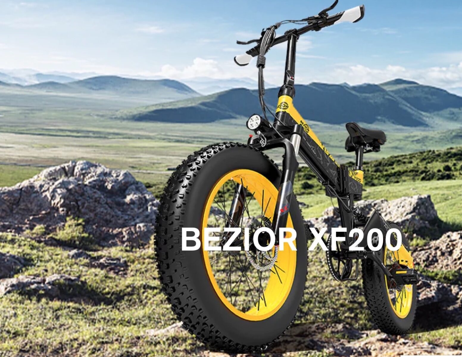 La mountain bike elettrica pieghevole Bezior XF200 è in sconto ...