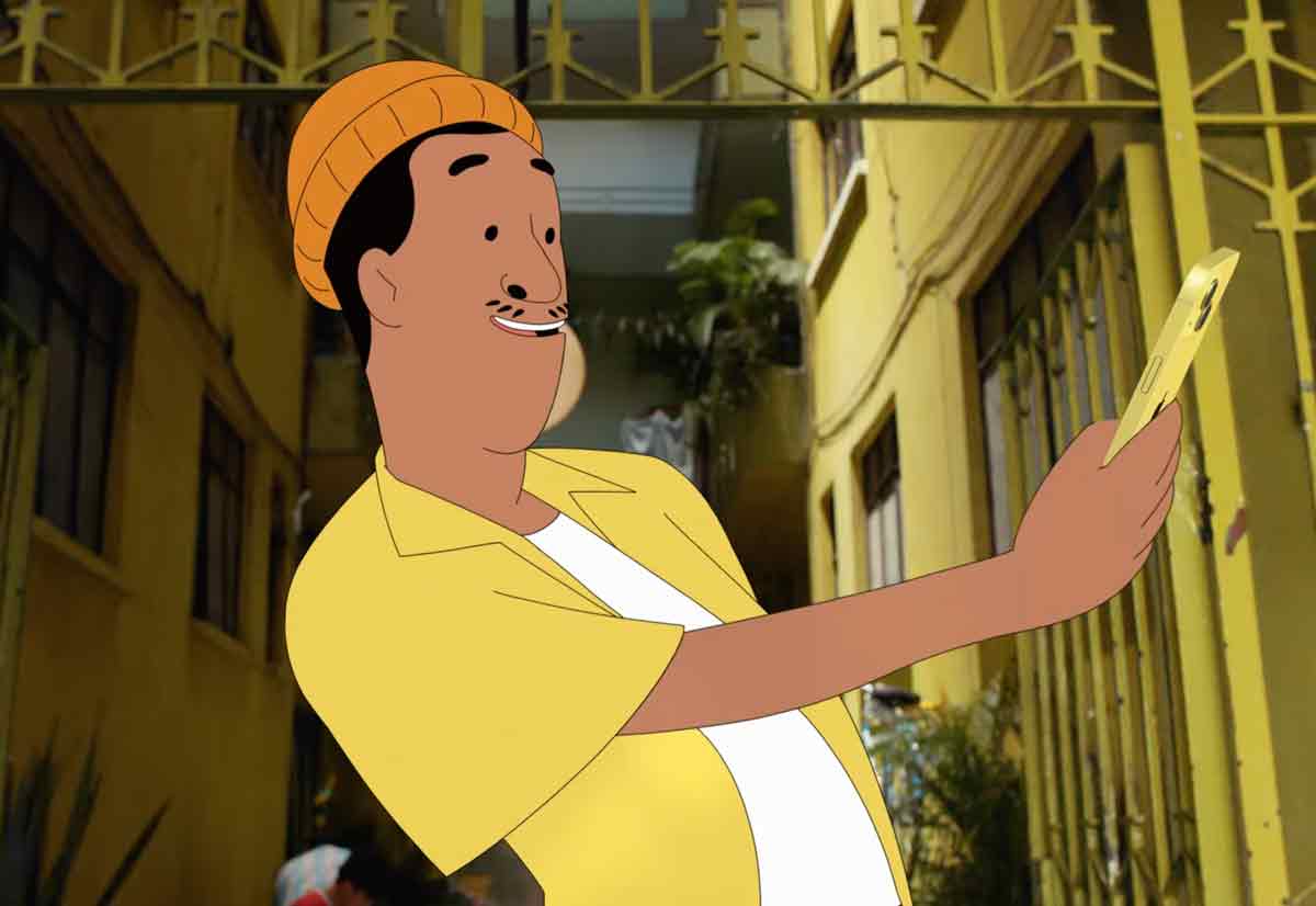 Hello Yellow è uno spot dedicato a iPhone 14 e iPhone 14 Plus gialli ...