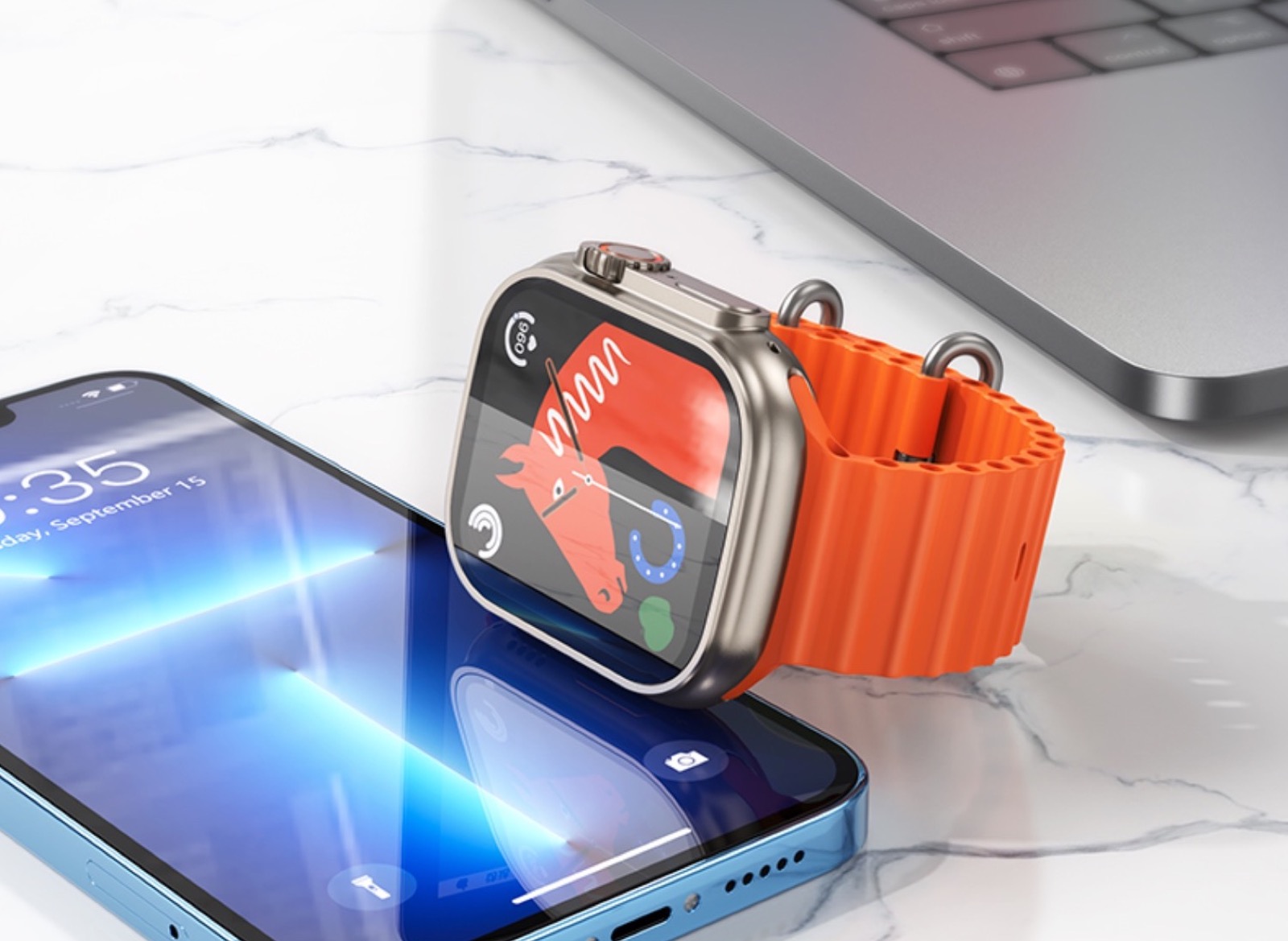 HOCO Y12 Ultra, il sosia di Apple Watch Ultra ora a metà prezzo ...