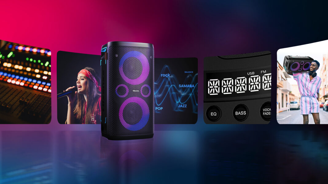Hisense Party Rocker One crea feste con musica e giochi di luce ...
