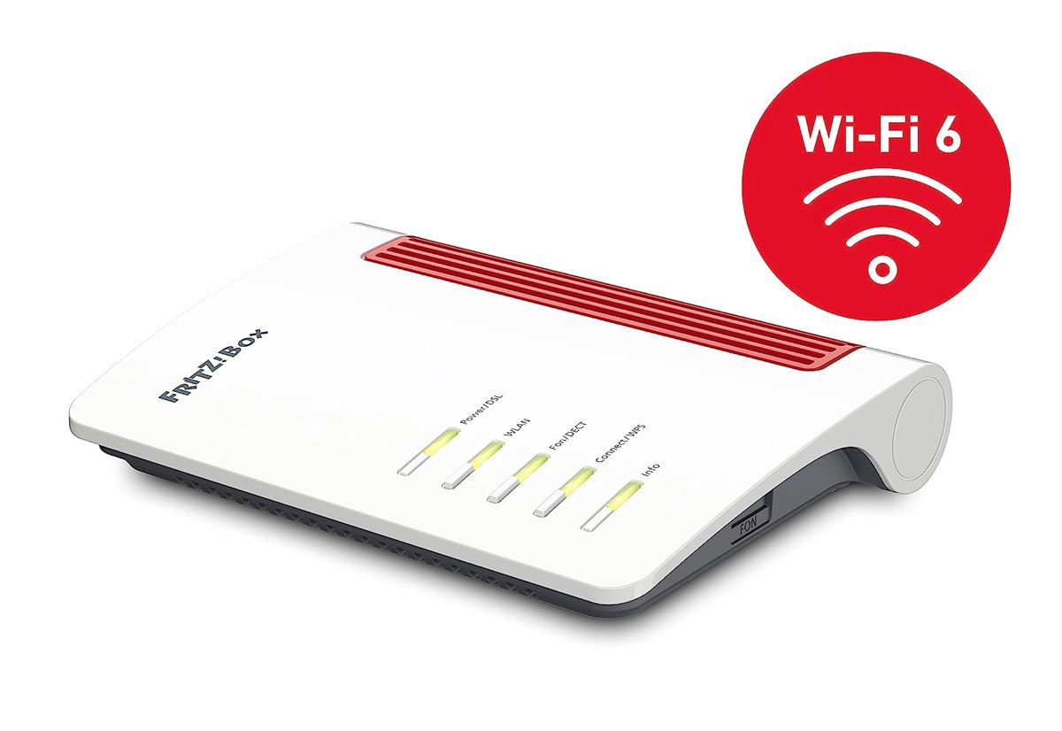 Modem router AVM FRITZ!Box 7530 AX con Wifi 6, perfetto per iPhone e ...