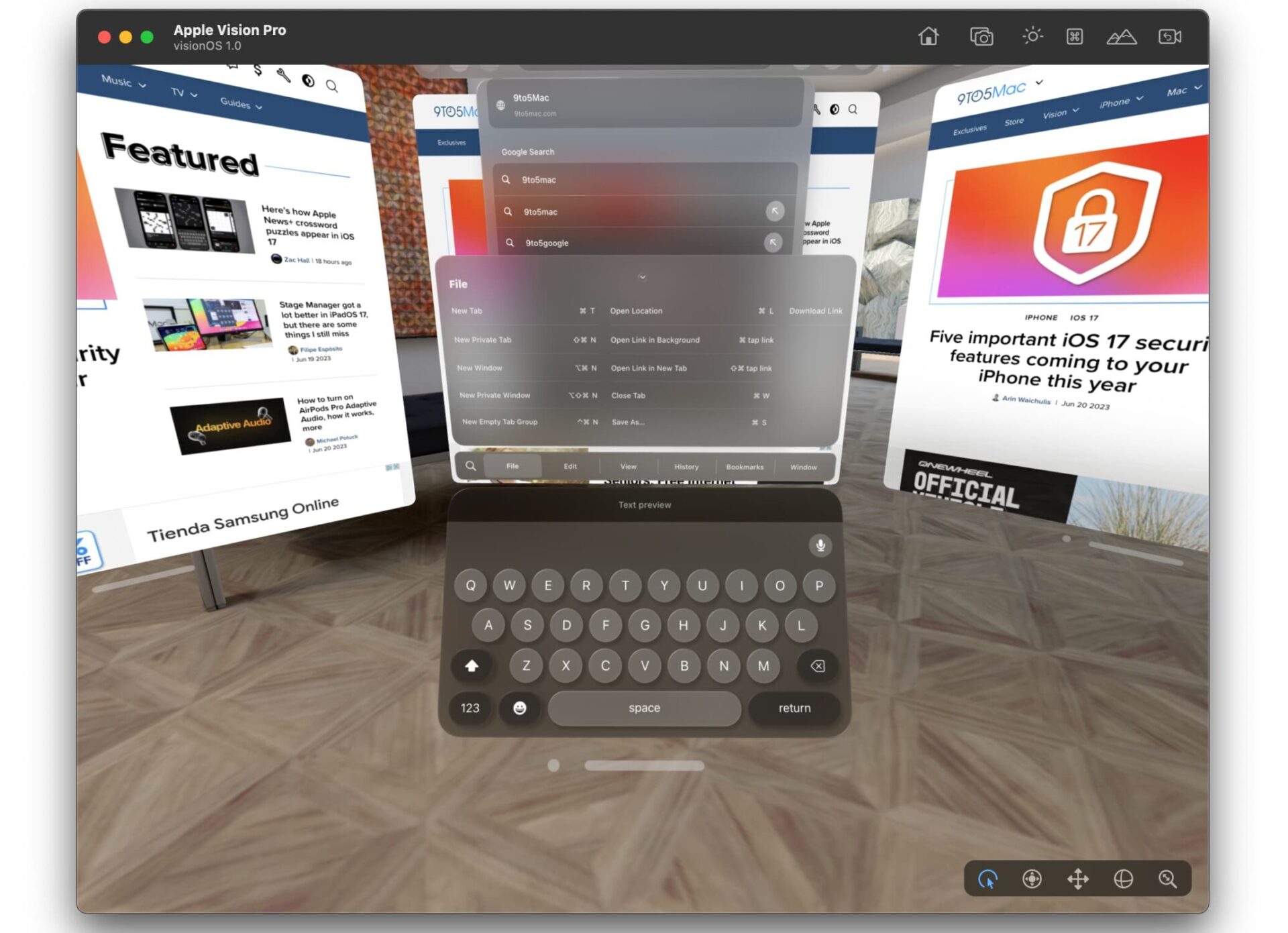 VisionOS svela app, finestre e interfaccia di Vision Pro - macitynet.it