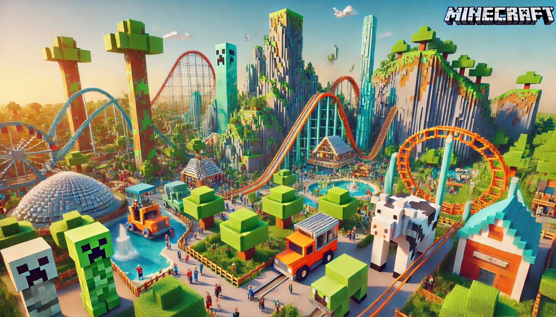 Minecraft si moltiplica tra film e parchi a tema - macitynet.it