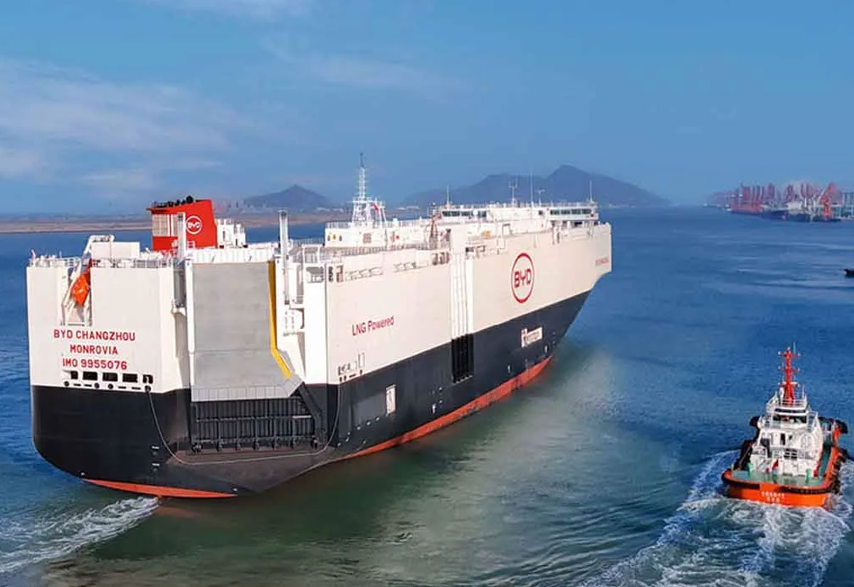 Il cargo BYD pieno di elettriche cinesi punta all’Europa - macitynet.it