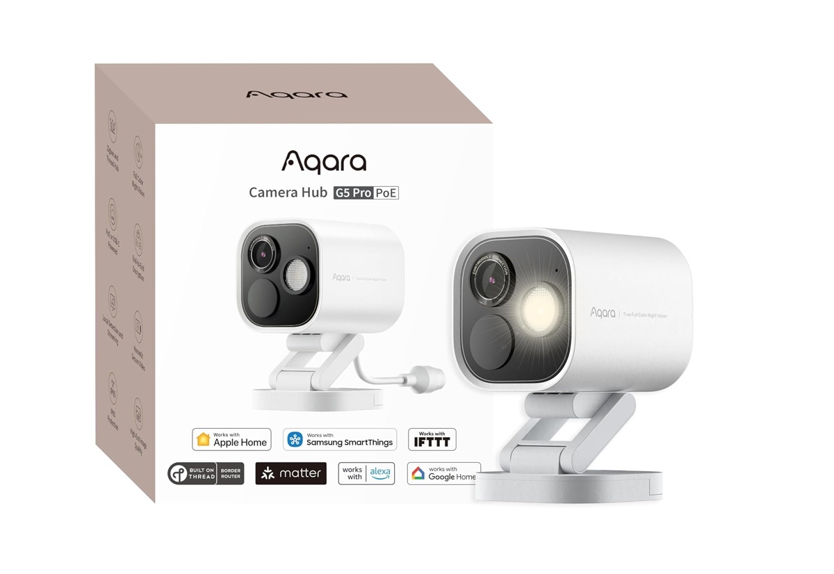 Sconto Aqara G5 Pro, videocamera matter con Ai che vede e ascolta a 161 ...