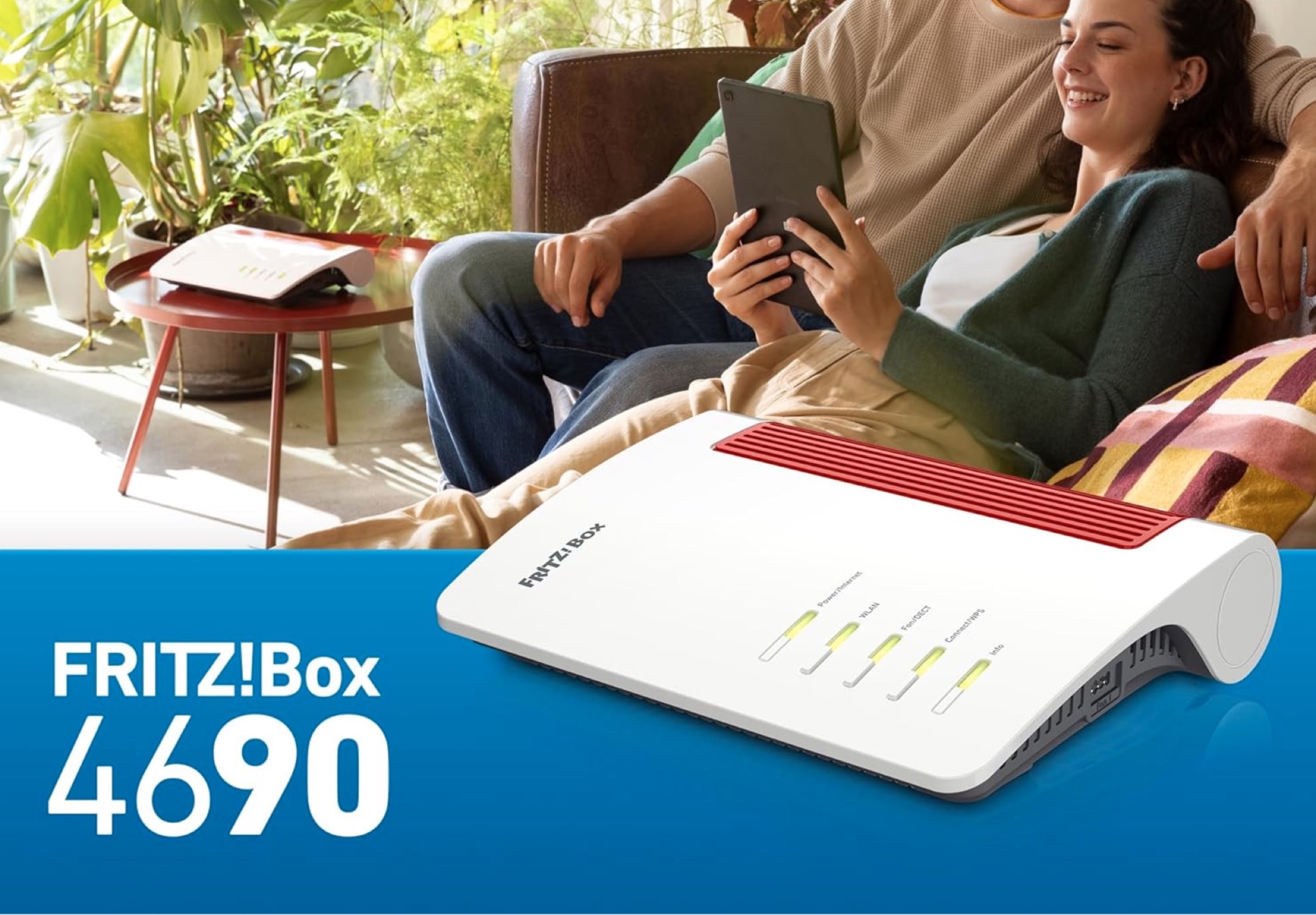 Col router FRITZ!Box 4690 navigate con Wi-Fi 7 e LAN a 10 gigabit ...