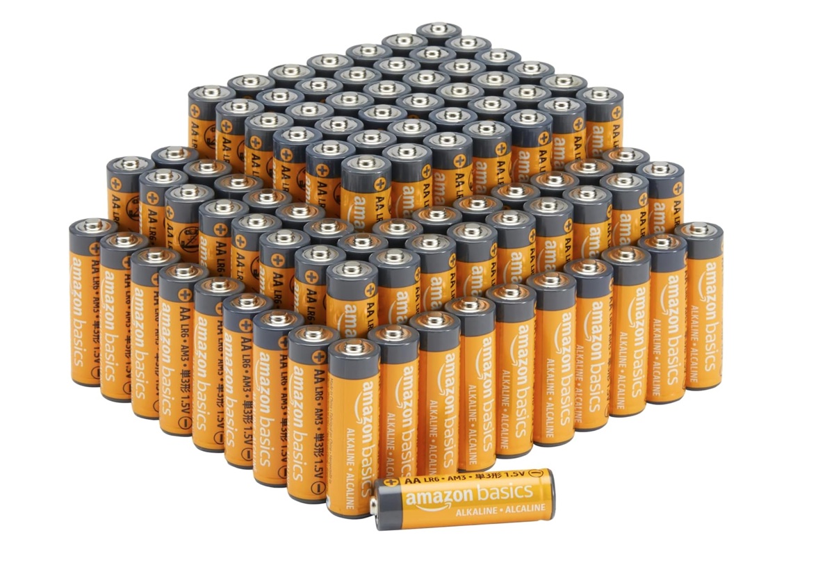 Amazon Basics, 100 Batterie AA in sconto a 15,93€ - macitynet.it
