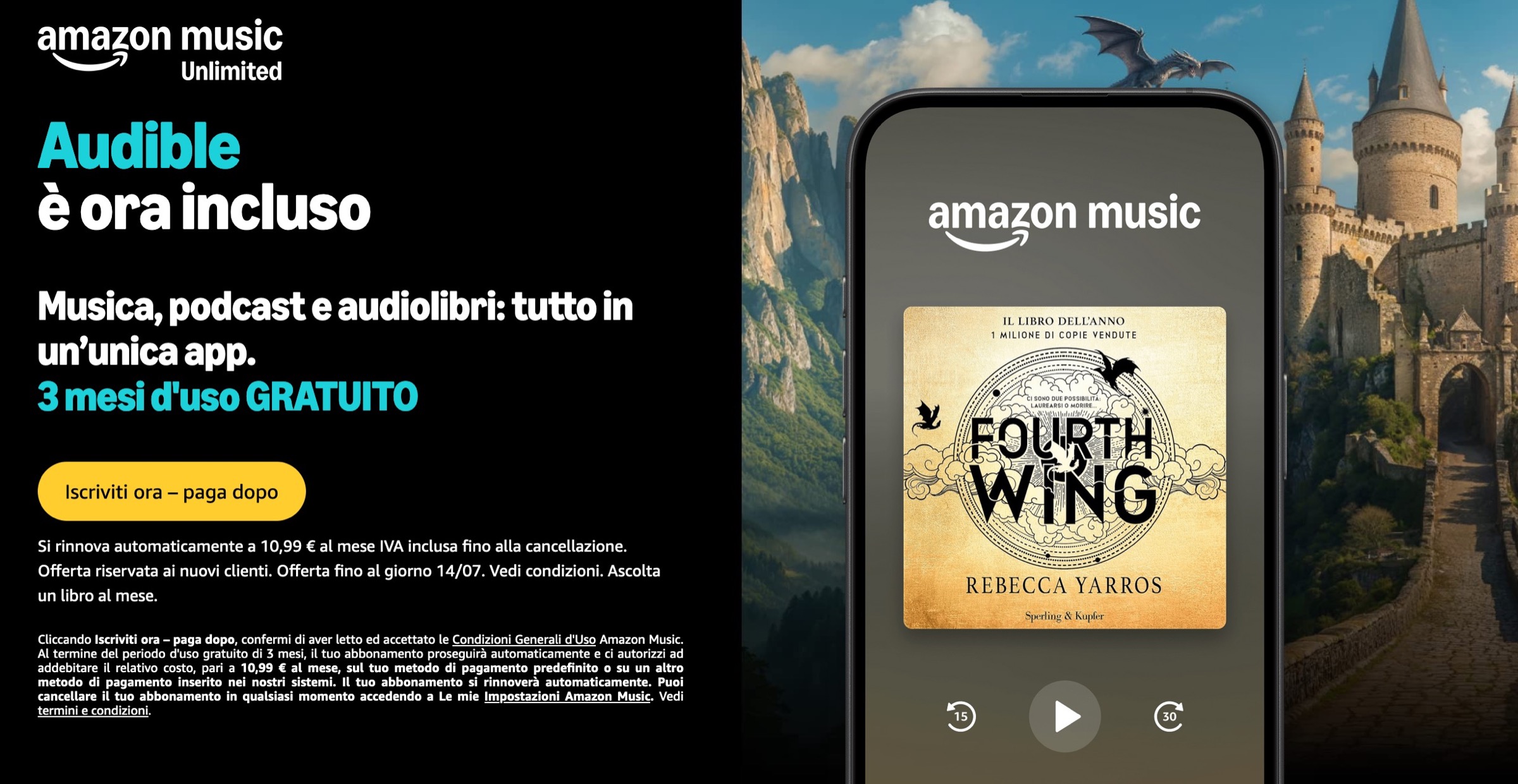 Amazon Music Unlimited torna la grande offerta, gratis per 4 mesi e Audible incluso - macitynet.it