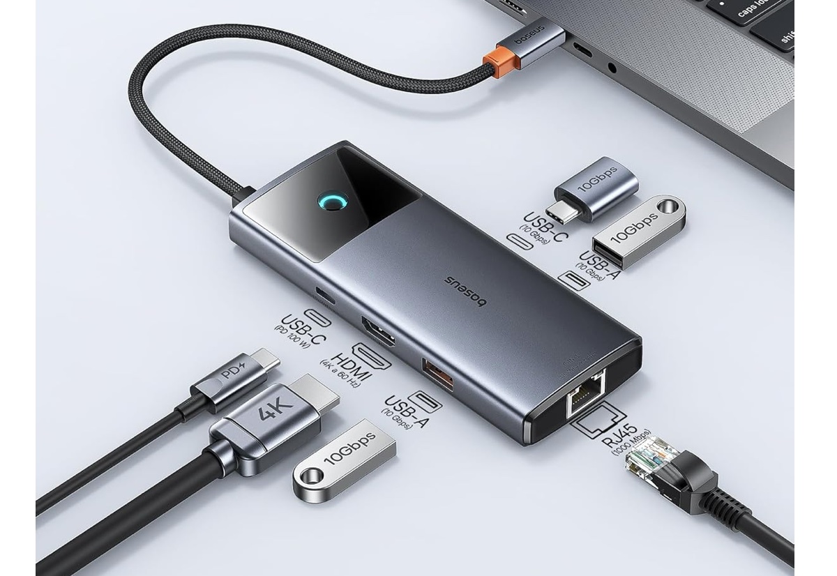 Baseus USB C 10Gbps, l'hub che vi da tutto a poco prezzo, solo 25 ...