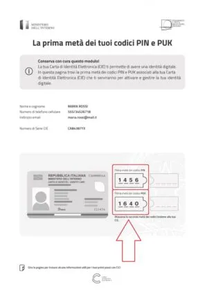 Come recuperare il PIN e il PUK della Carta di Identità elettronica ...