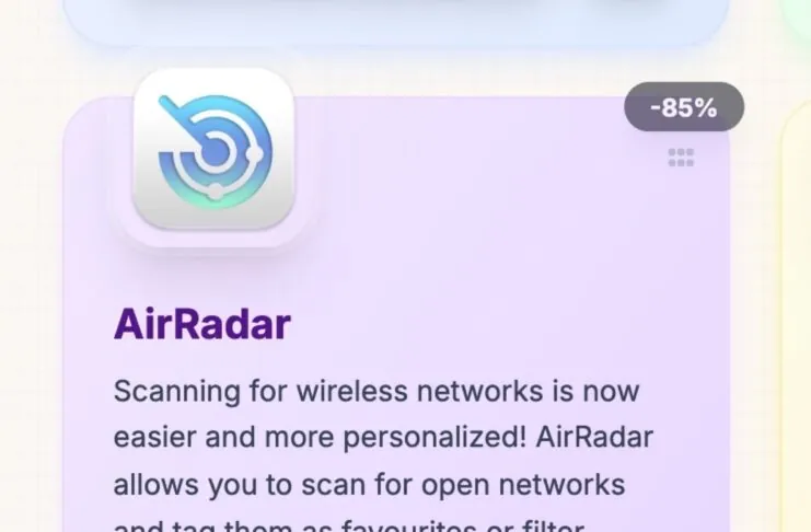 AirRadar trova le vicine reti Wi-Fi libere in un lampo e per soli 1,50 ...